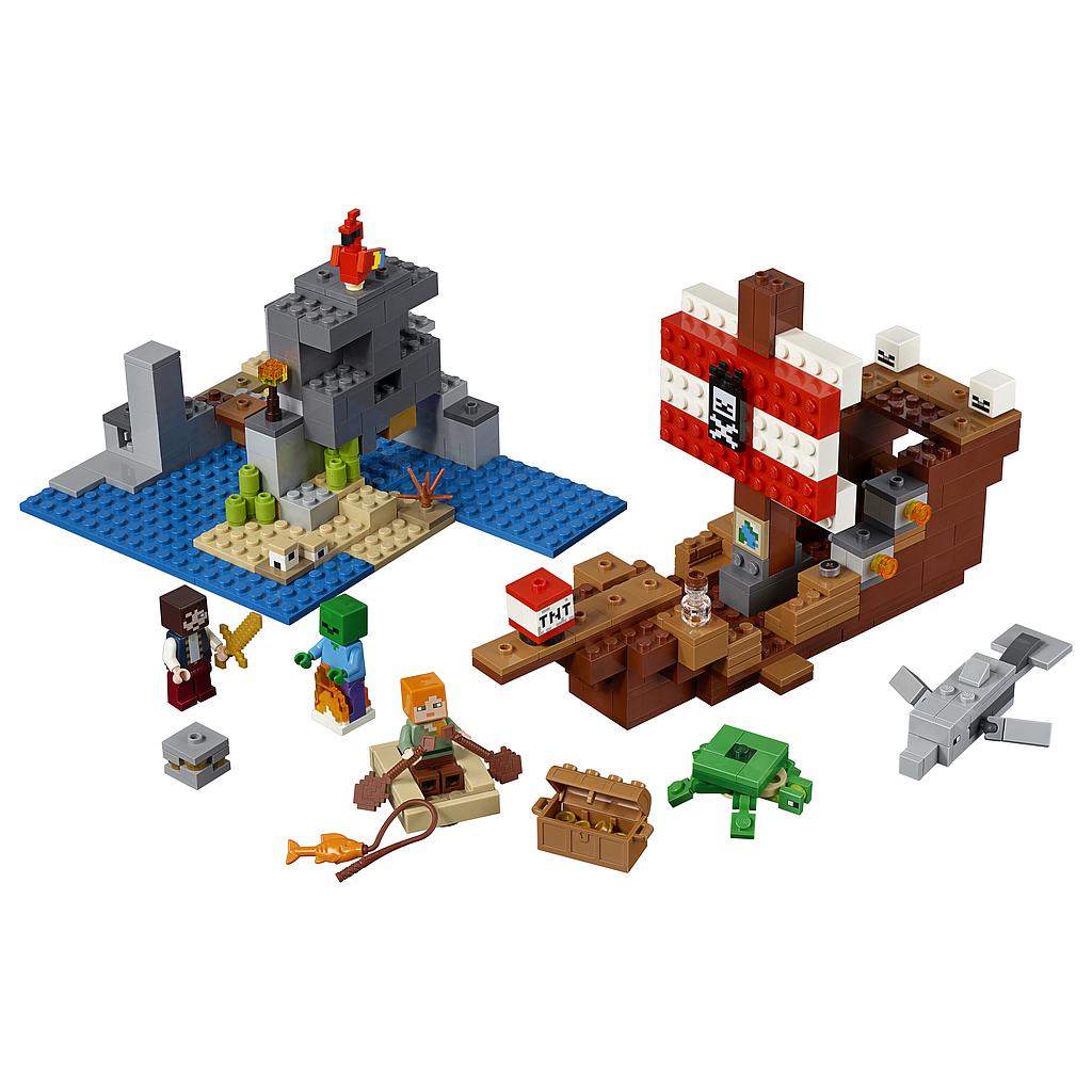 LEGO Minecraft The Pirate Ship Adventure | Insplay